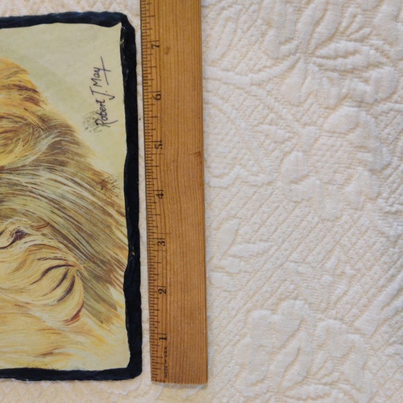 Evergreen Ent. | Dog | Cocker Spaniel By Artist Robert J May Slate Wall ...